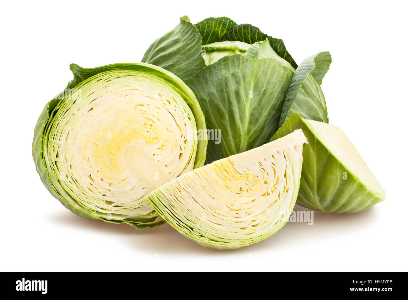 sliced cabbage isolated Stock Photo - Alamy