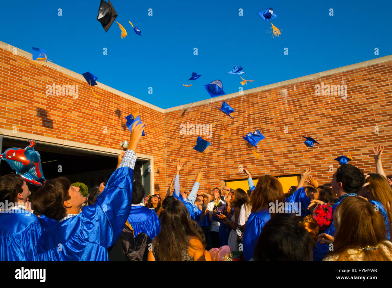 Throwing Graduation Cap High Resolution Stock Photography and Images ...