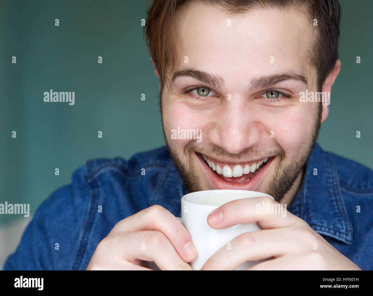 Man drinking cup hi-res stock photography and images - Alamy