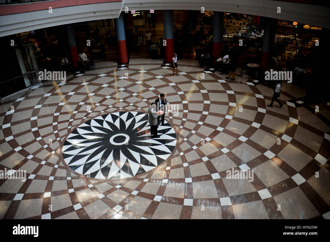 The State of Illinois Building, (James R Thompson Building), atrium in ...