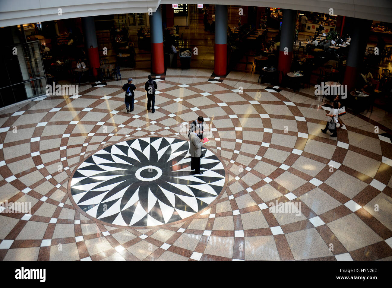 The State of Illinois Building, (James R Thompson Building), atrium in ...