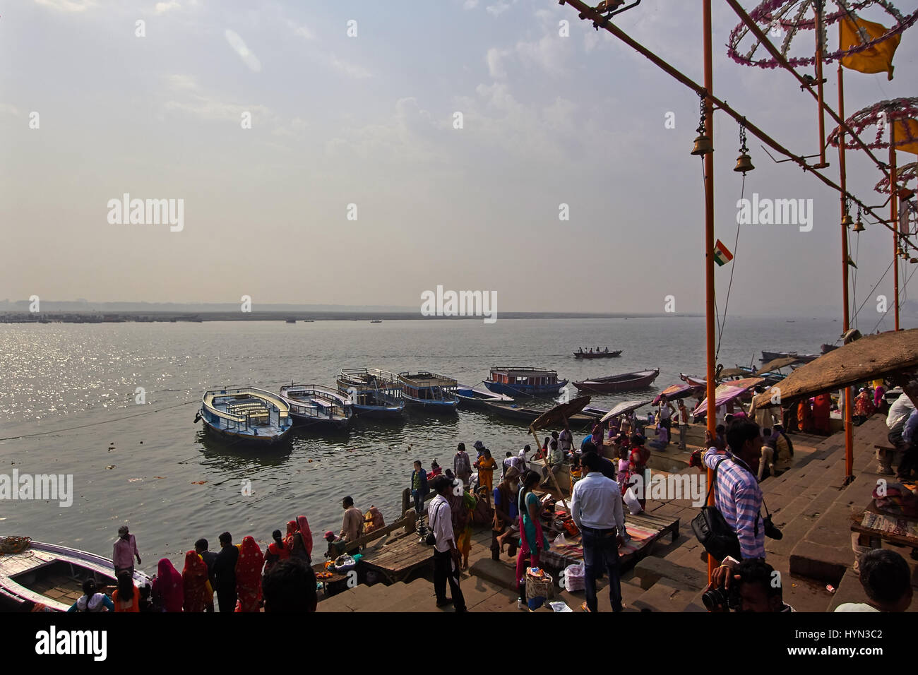 Shiva Temple Worship Varanasi High Resolution Stock Photography and ...