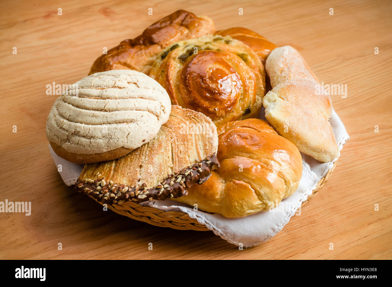 Sweet bread assorted traditional Mexican bakery Stock Photo - Alamy
