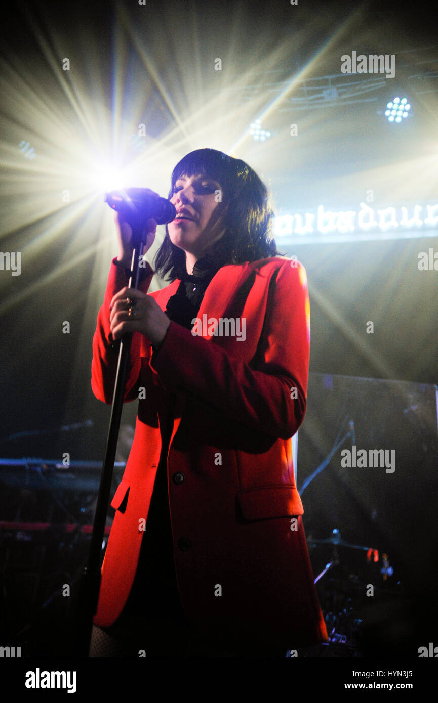 Singer Carly Rae Jepsen performs at her Emotion" album release party at ...
