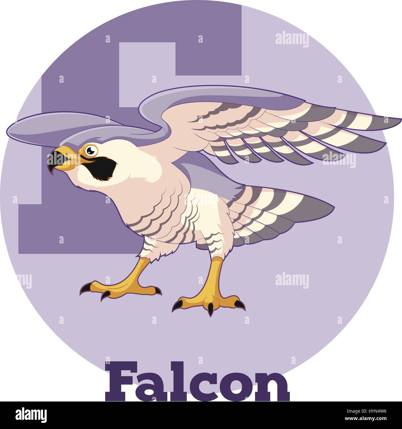Cartoon falcon hi-res stock photography and images - Alamy