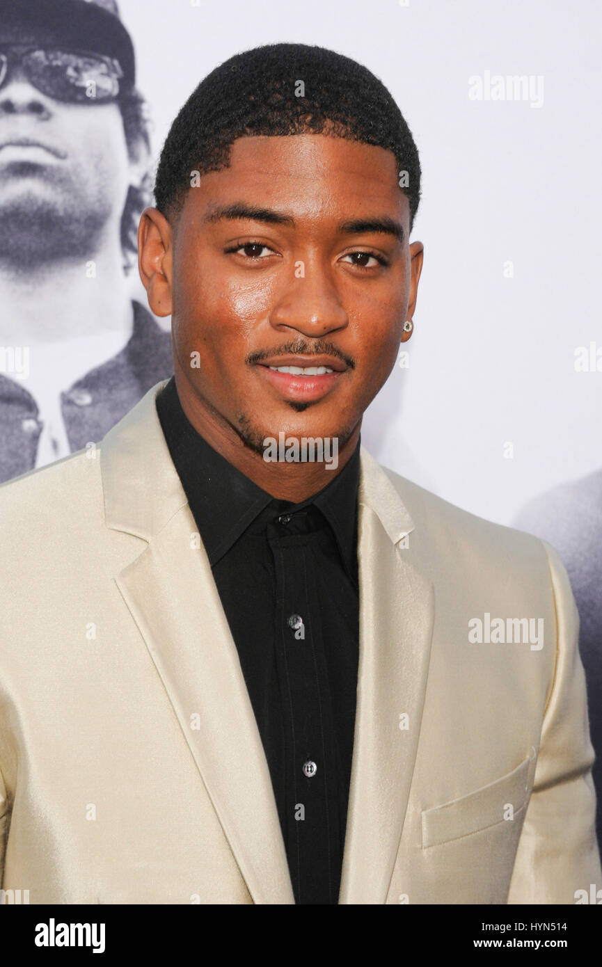 Sheldon Smith attends the Straight Outta Compton world premiere at L.A ...