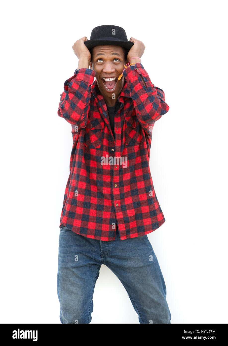 Looking cool crazy young Cut Out Stock Images & Pictures - Alamy