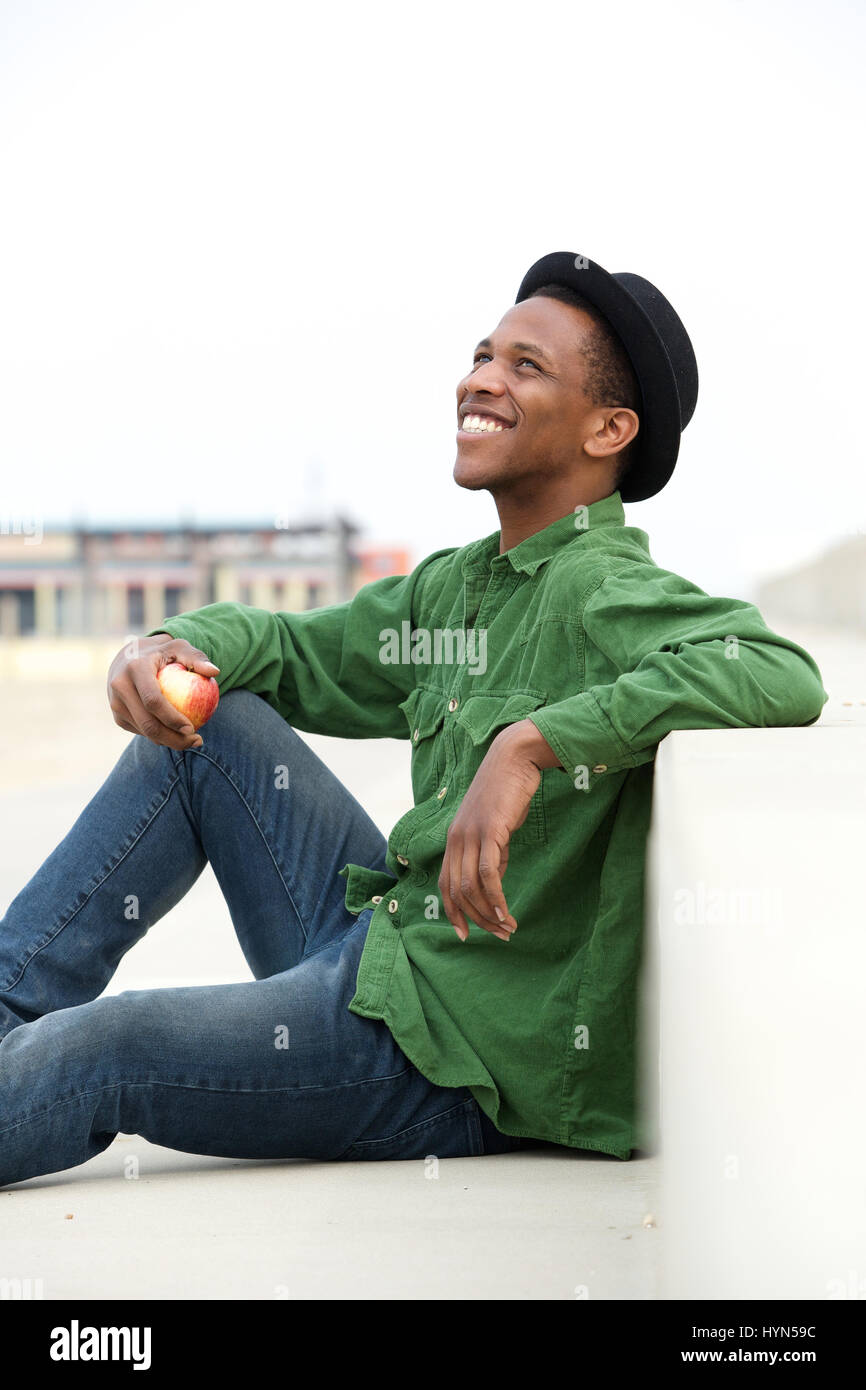 Apple man hi-res stock photography and images - Alamy