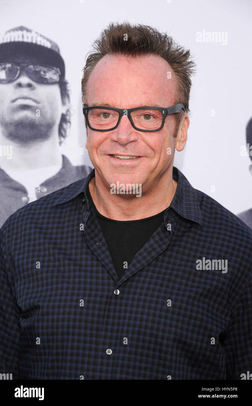 Tom Arnold attends the Straight Outta Compton world premiere at L.A ...