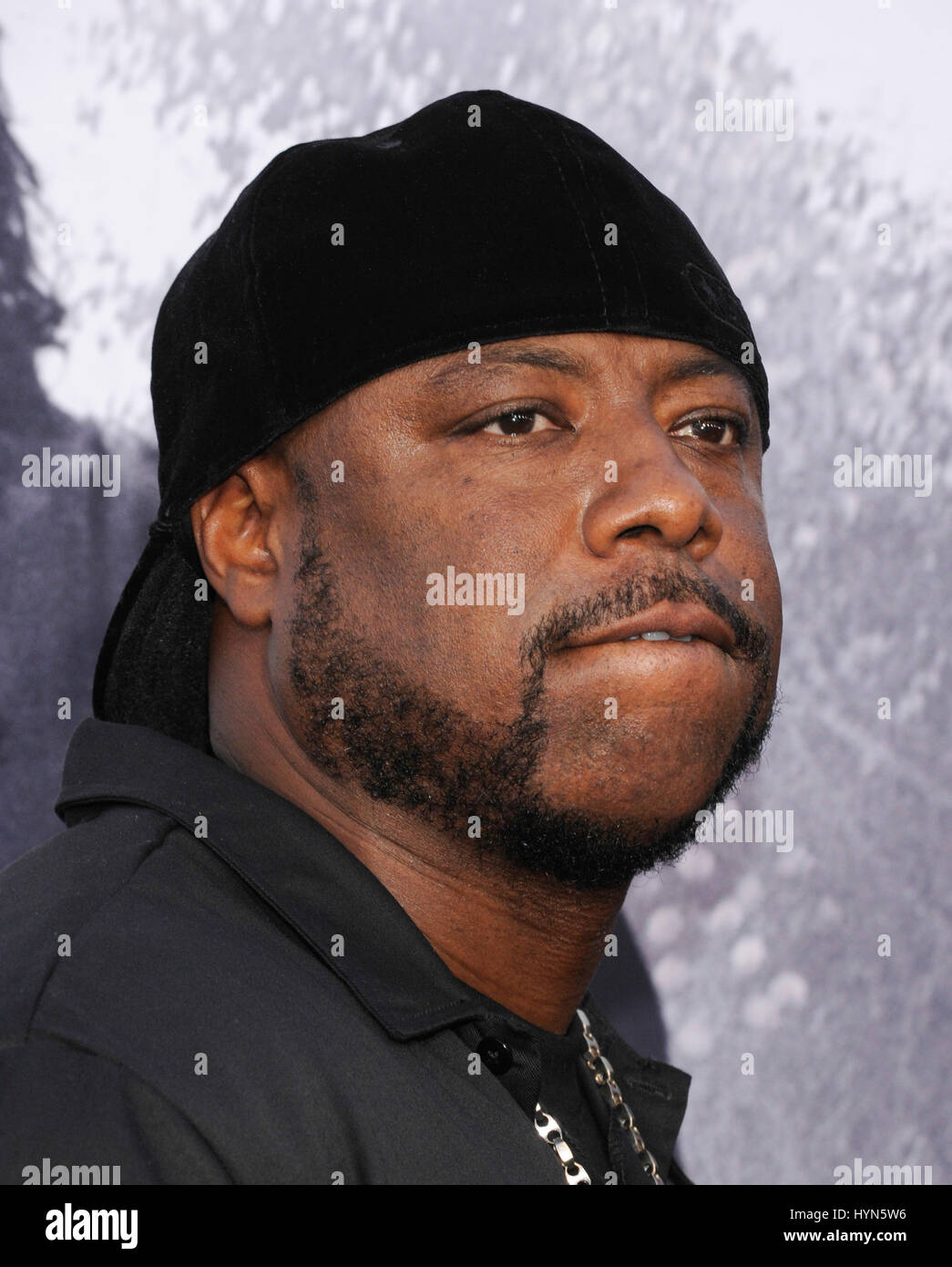 WC attends the Straight Outta Compton world premiere at L.A. Live on ...