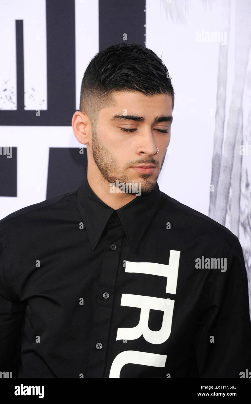 Zayn Malik attends the Straight Outta Compton world premiere at L.A ...
