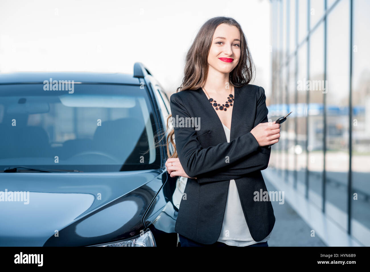 Woman key near new hi-res stock photography and images - Alamy