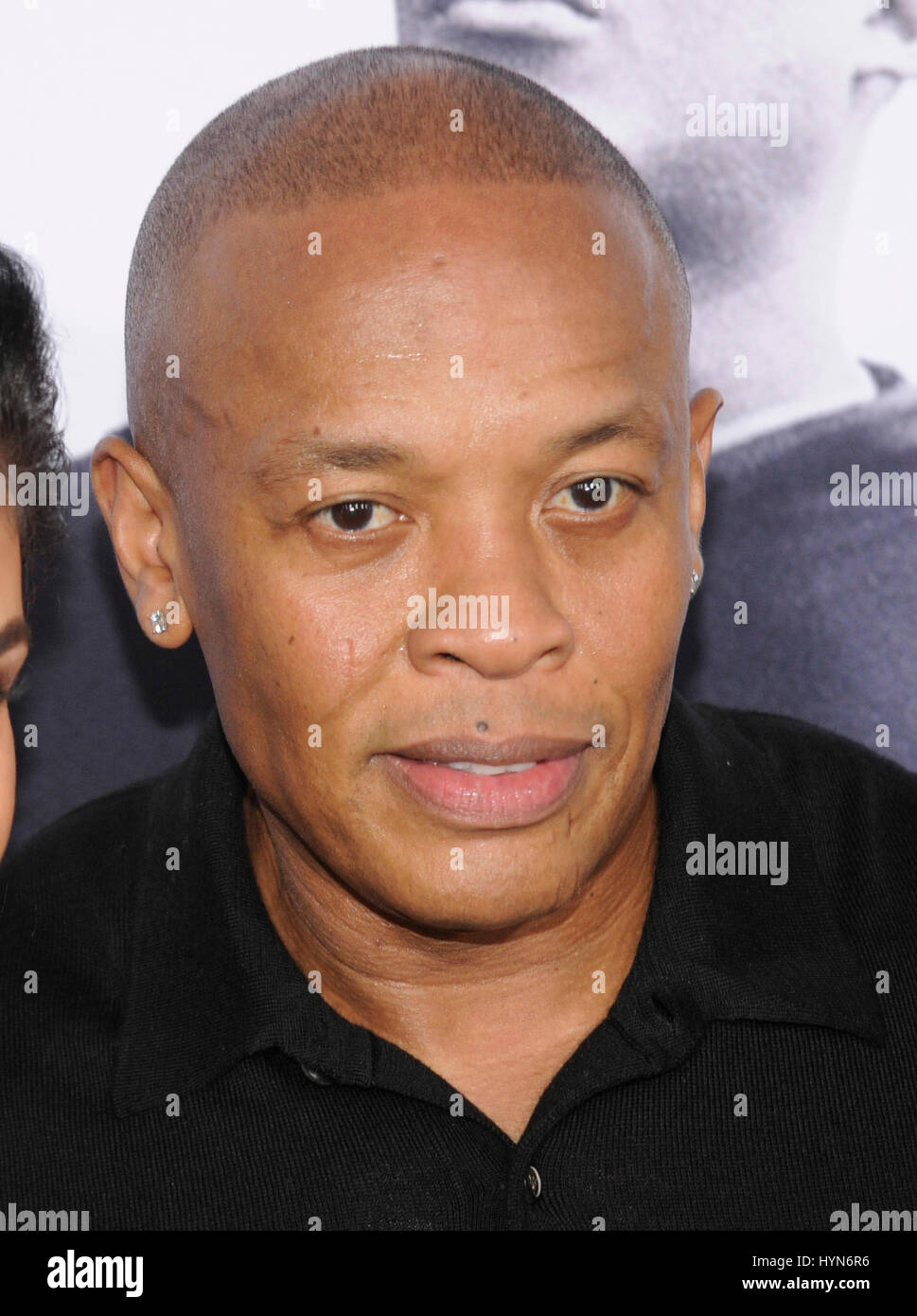 Dr. Dre attends the Straight Outta Compton world premiere at L.A. Live ...