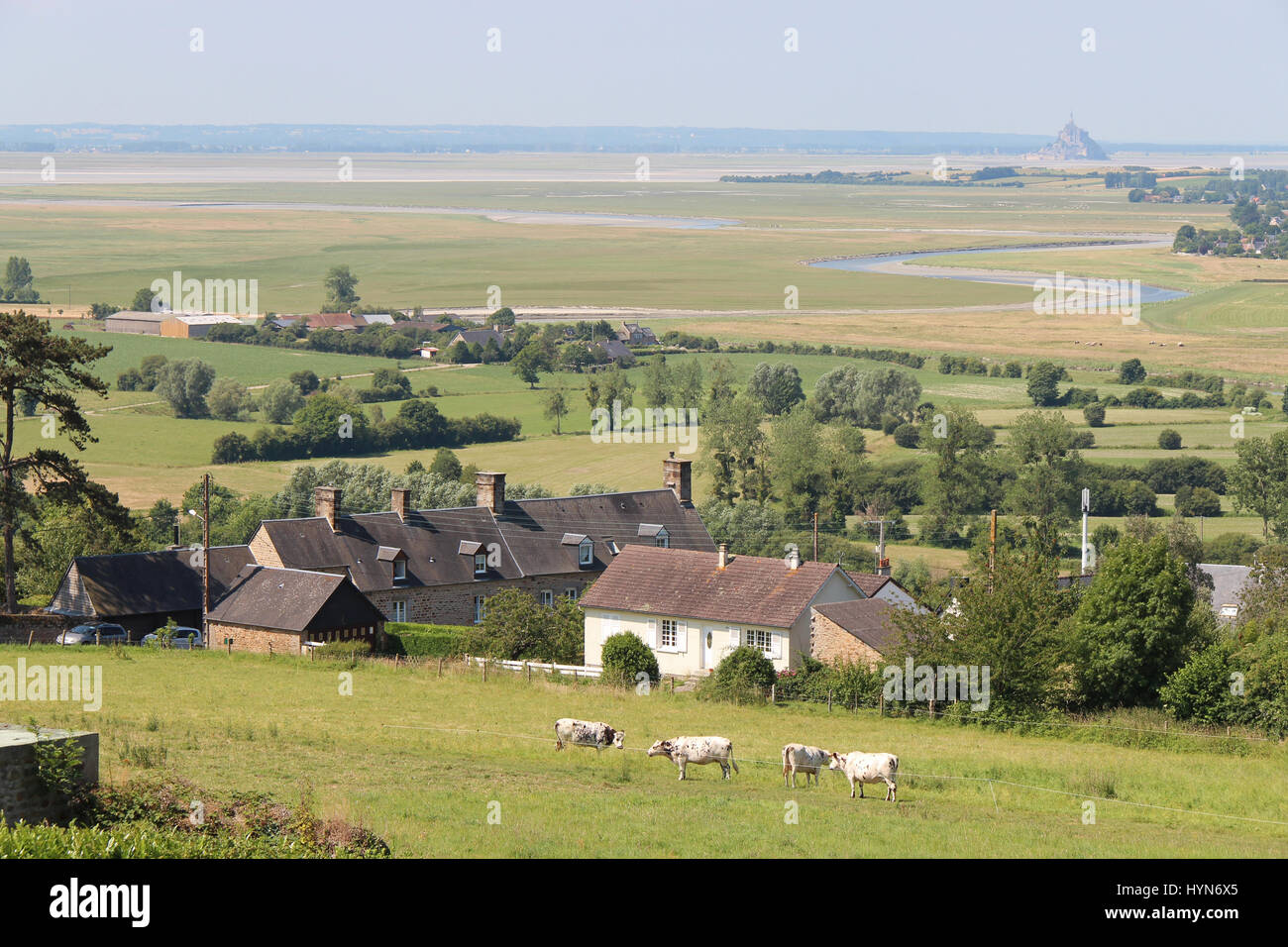 Mont Saint-Michel bay in Avranches (France Stock Photo - Alamy