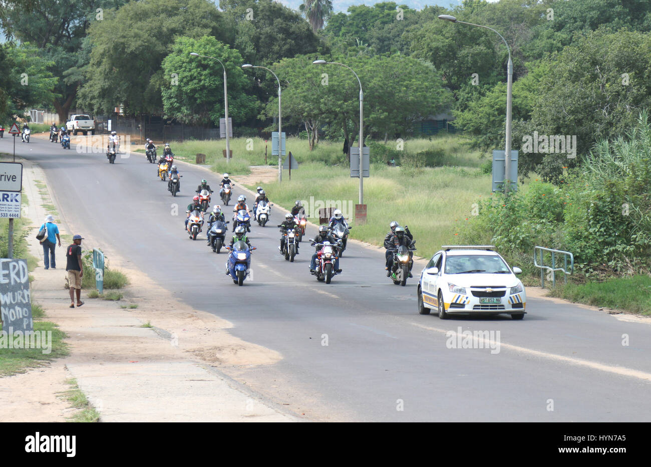 Africa south traffic police bike hi-res stock photography and images ...