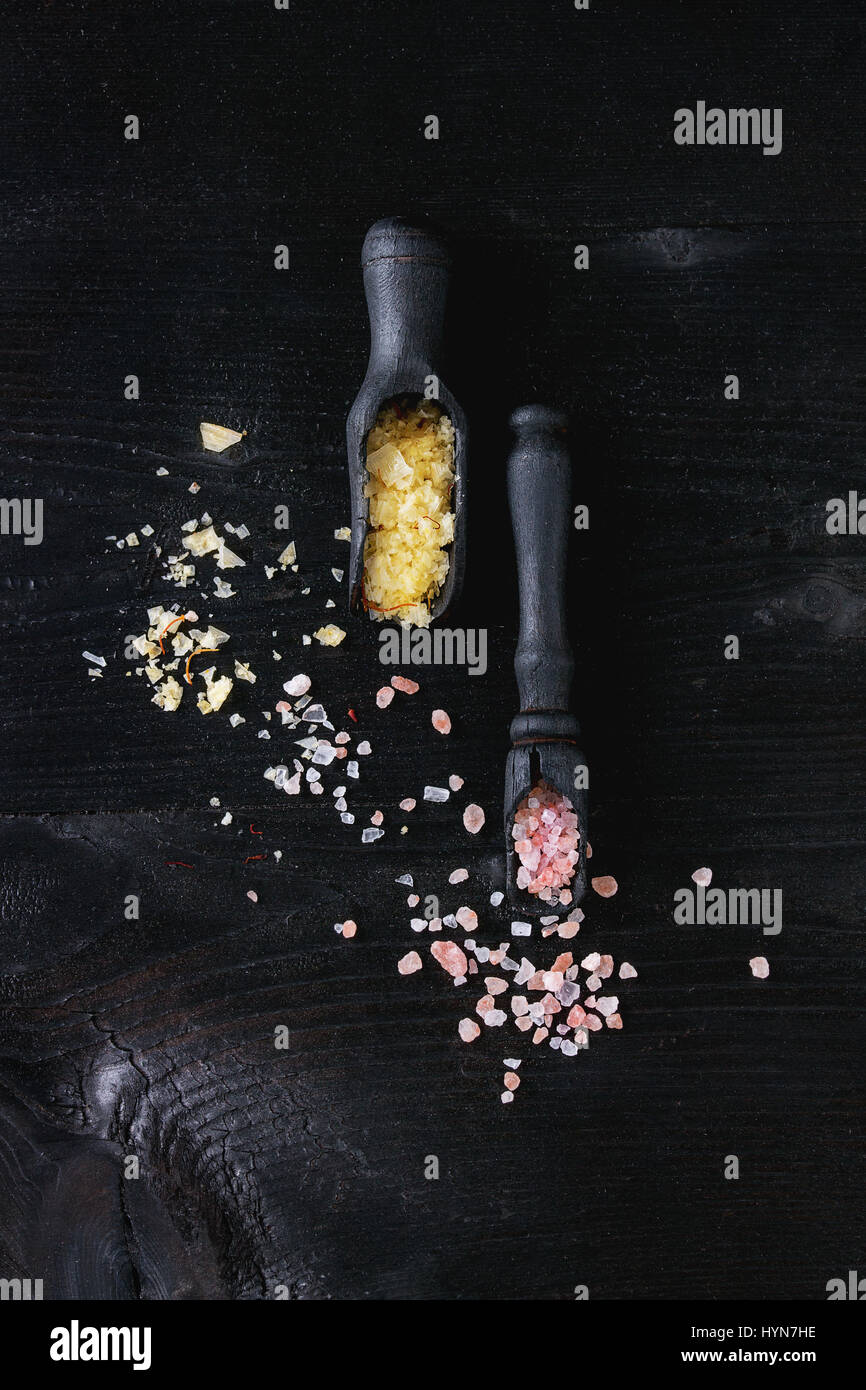 Variety of colorful salt Stock Photo - Alamy