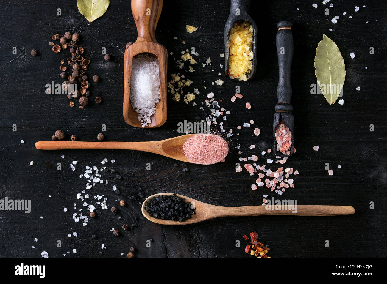 Variety of colorful salt Stock Photo - Alamy
