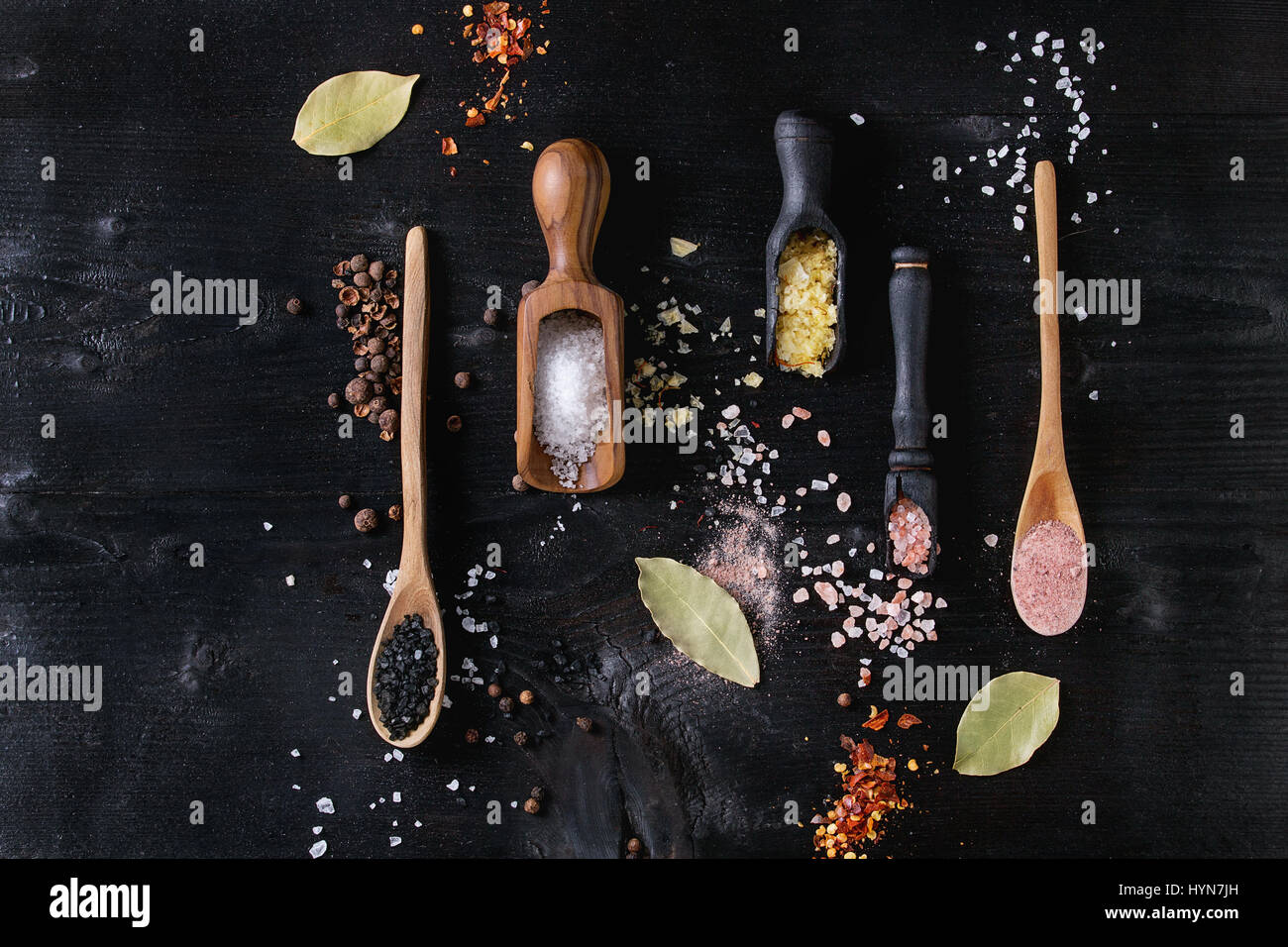 Variety of colorful salt Stock Photo - Alamy