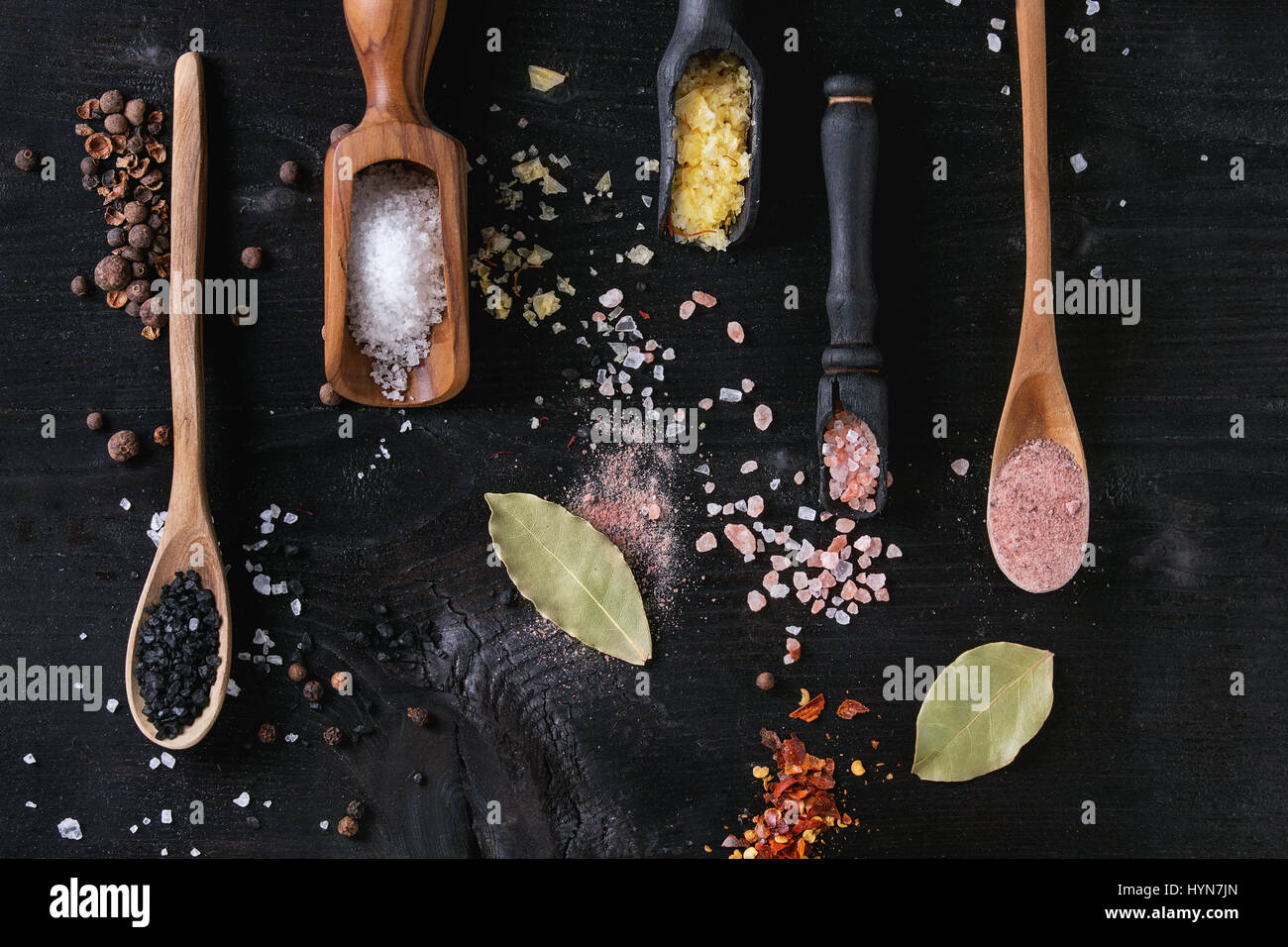 Variety of colorful salt Stock Photo - Alamy