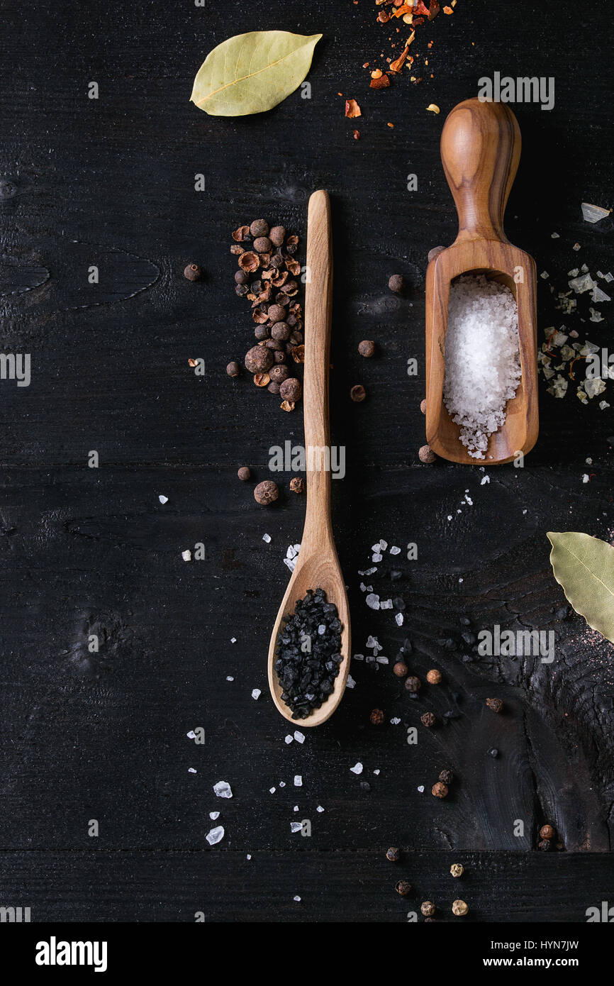 Variety of colorful salt Stock Photo - Alamy