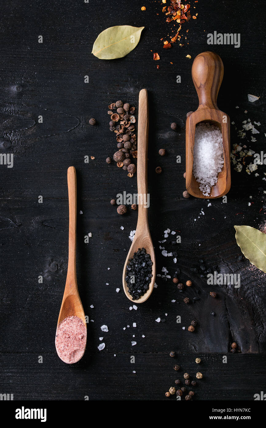 Variety of colorful salt Stock Photo - Alamy