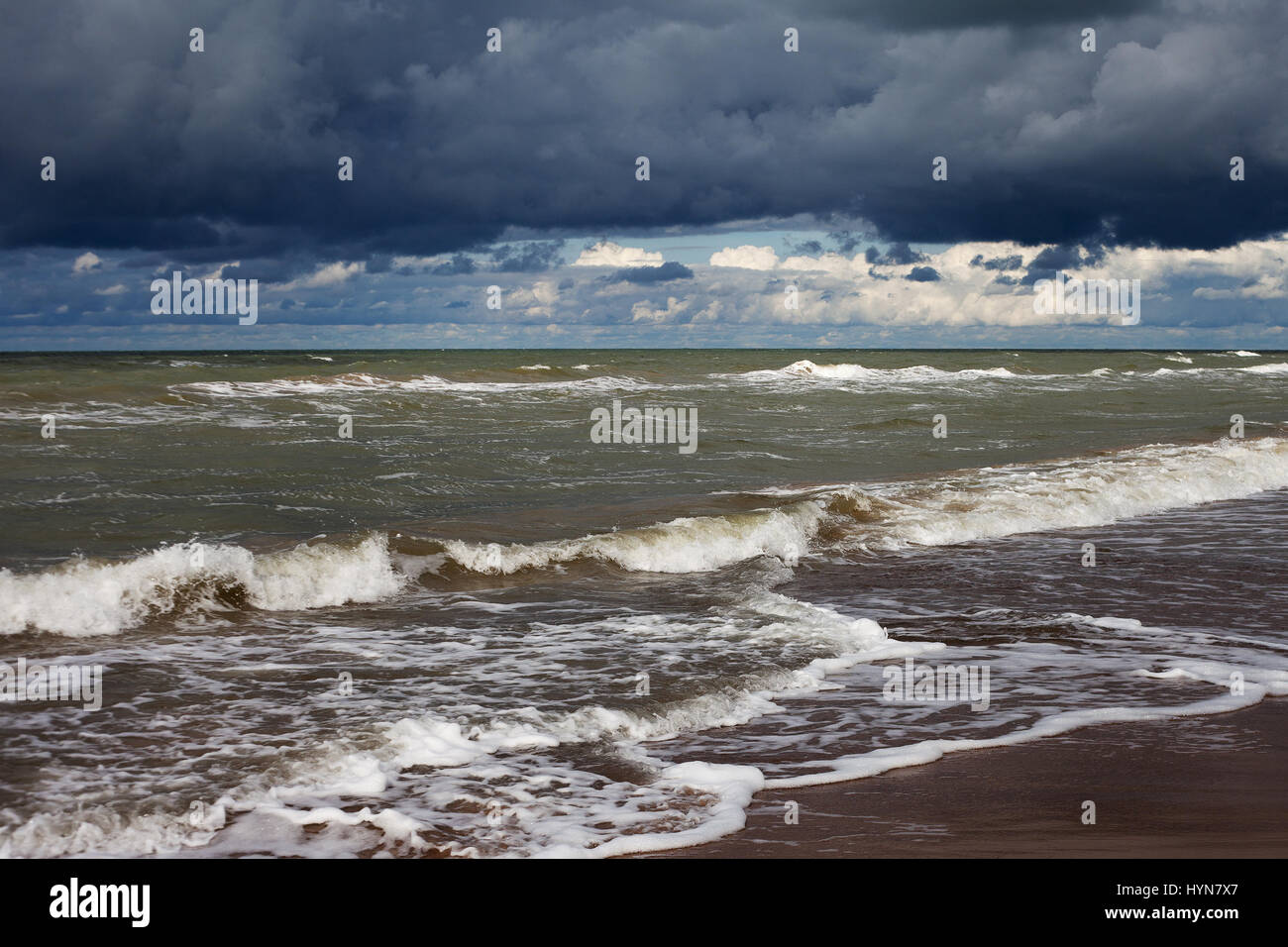 Stormy weather in Baltic sea Stock Photo - Alamy