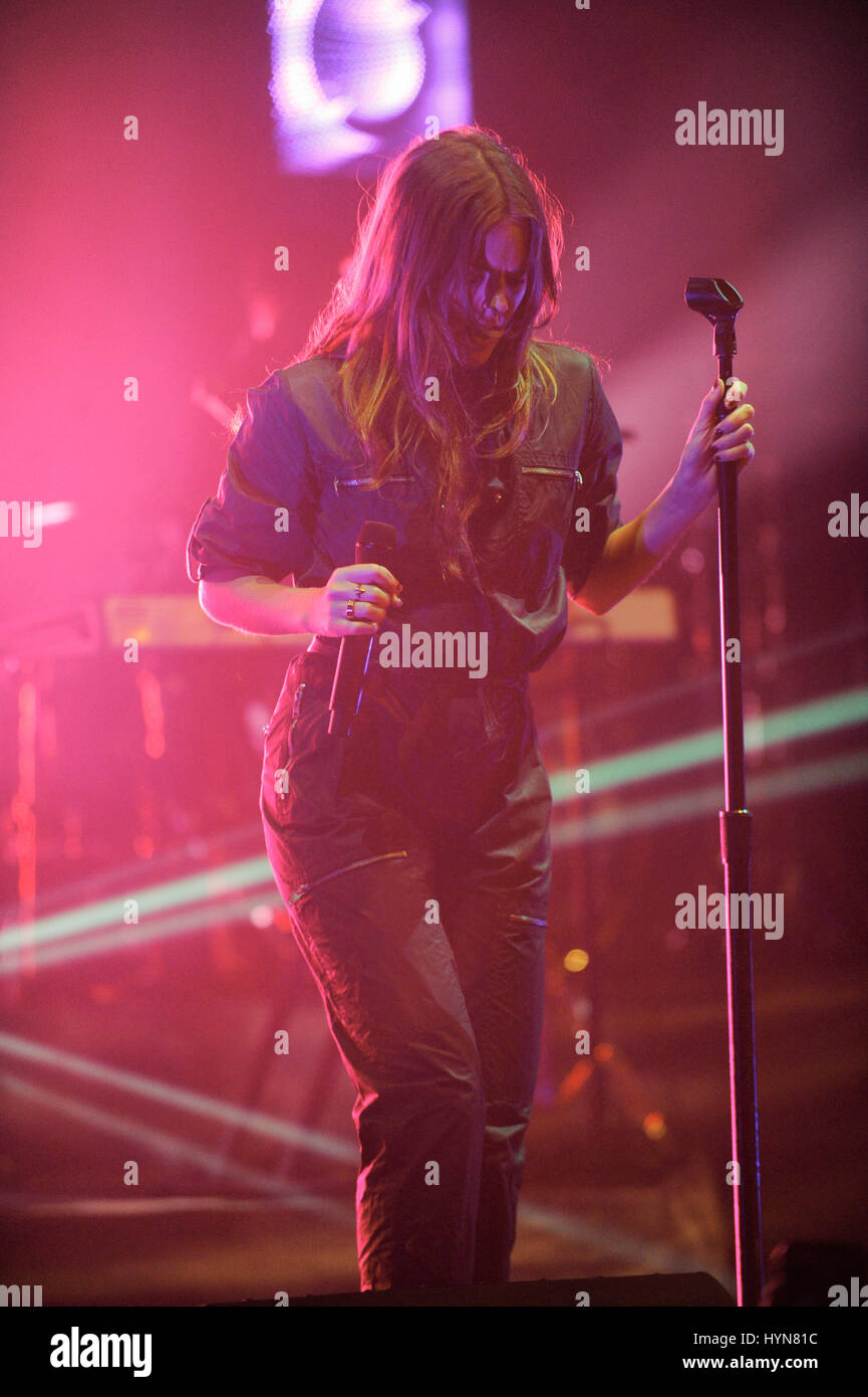 Singer Tove Lo performs at The Wiltern Theatre on October 1st, 2015 in ...
