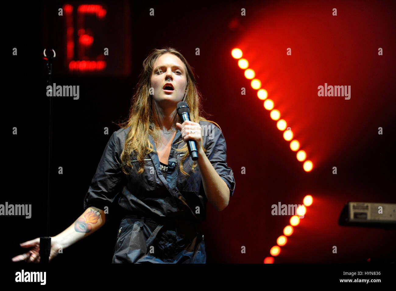 Singer Tove Lo performs at The Wiltern Theatre on October 1st, 2015 in ...