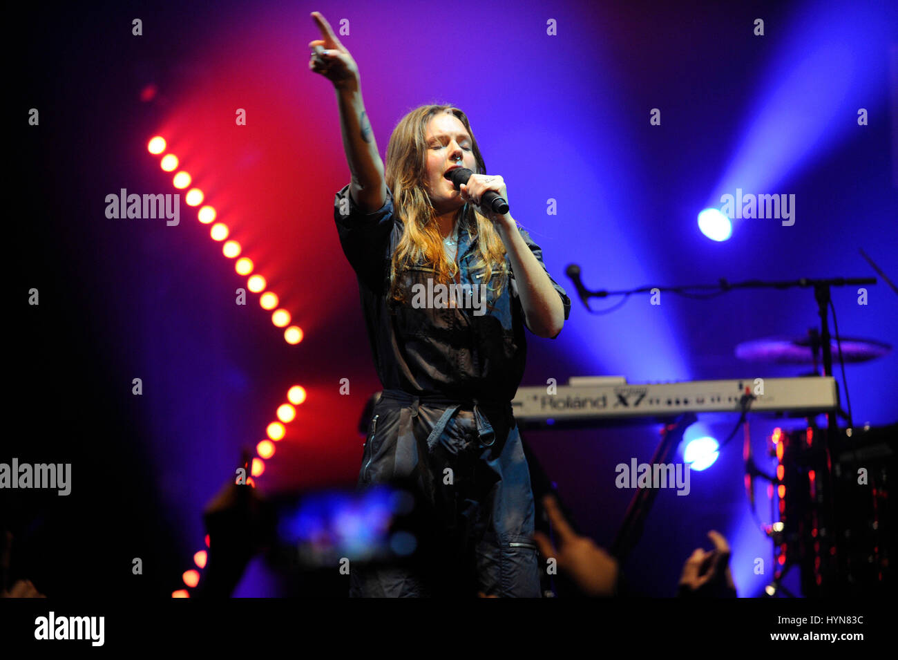 Singer Tove Lo performs at The Wiltern Theatre on October 1st, 2015 in ...