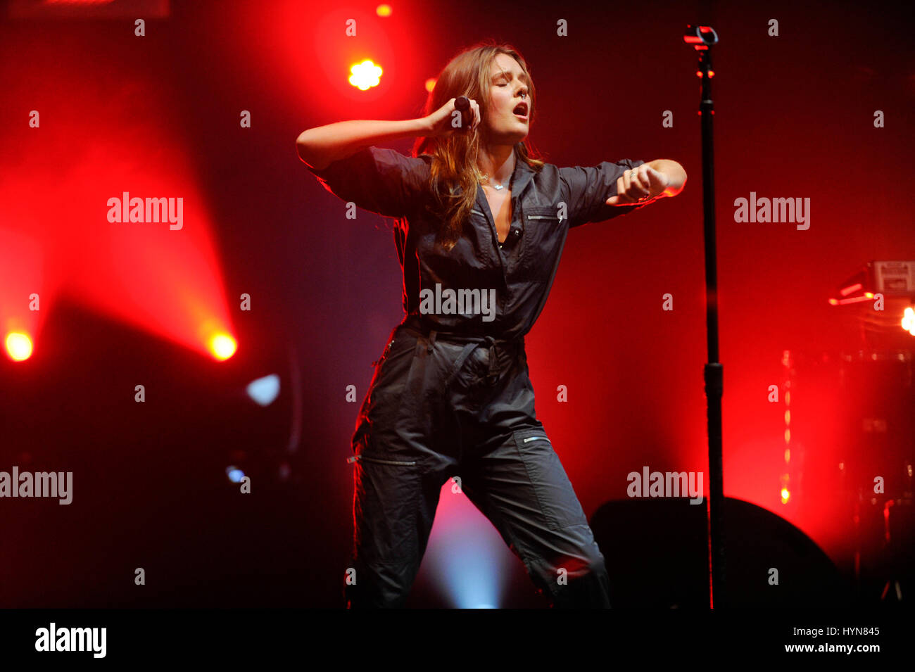 Singer Tove Lo performs at The Wiltern Theatre on October 1st, 2015 in ...