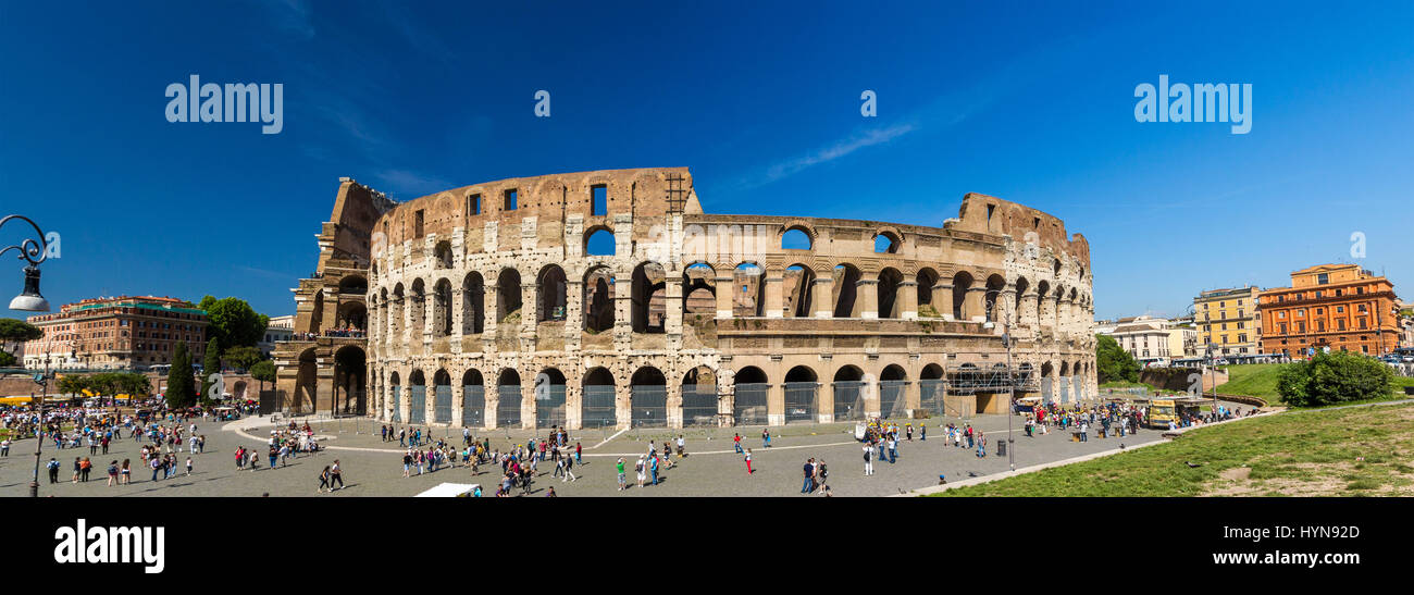 Flavian Amphitheatre (Colosseum) in Rome, Italy Stock Photo - Alamy