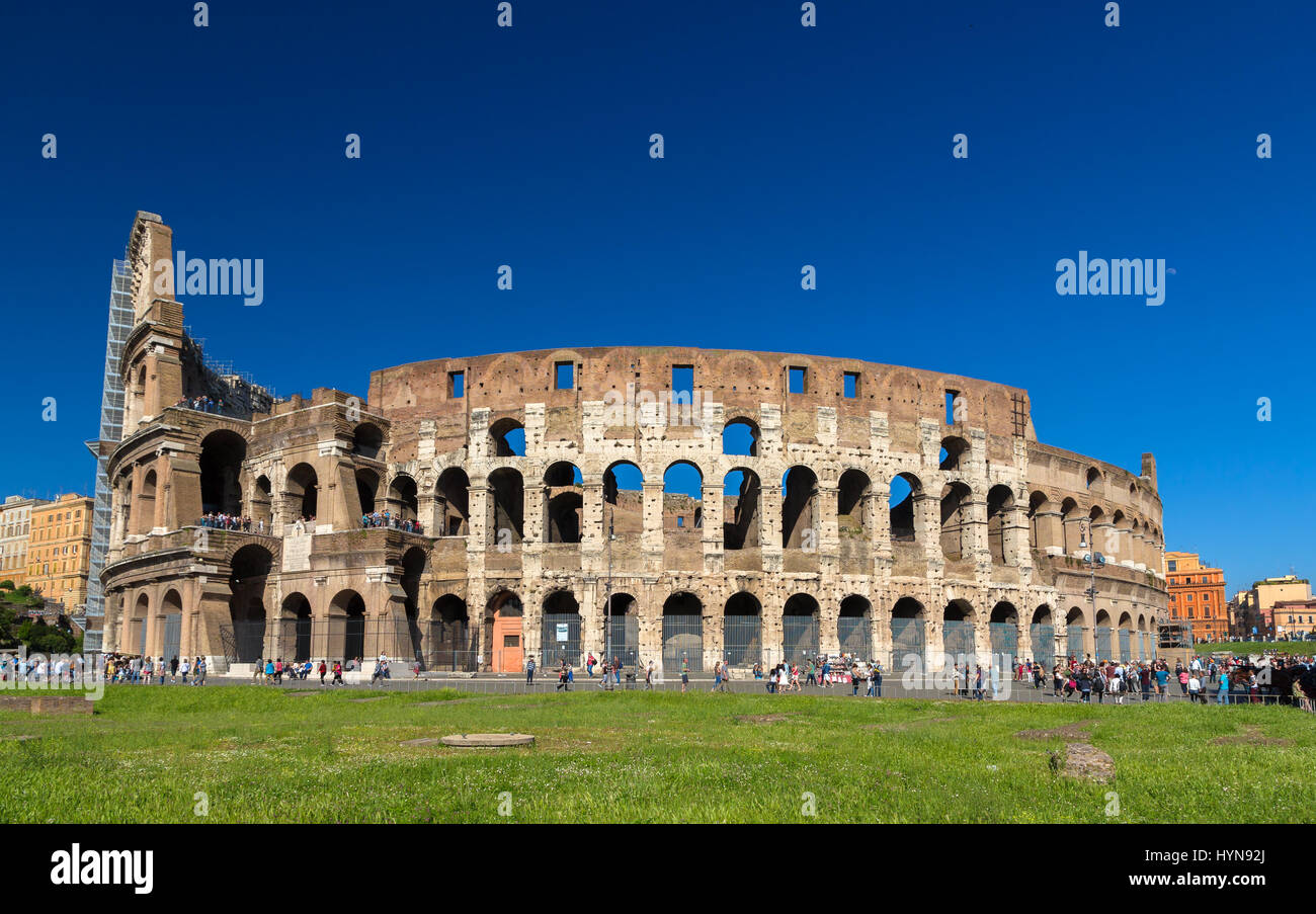 Flavian Amphitheatre (Colosseum) in Rome, Italy Stock Photo - Alamy