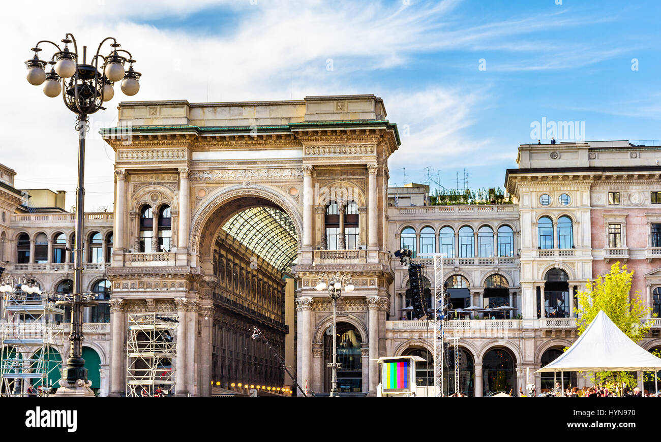 Galleria Vittorio Emanuele II in Milan, Italy Stock Photo - Alamy