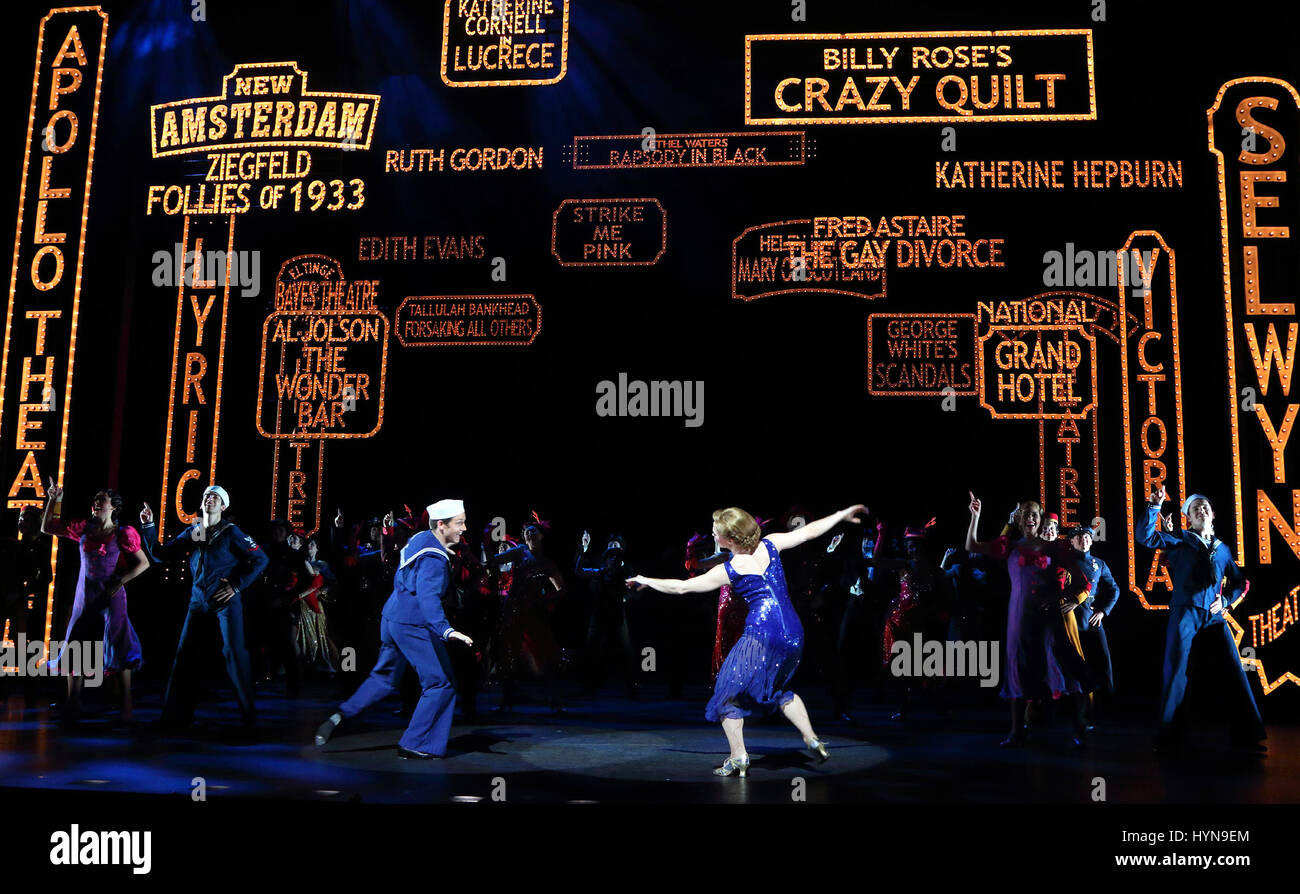 London, UK. Stuart Neal and Clare Halse at 42nd Street - a new musical ...