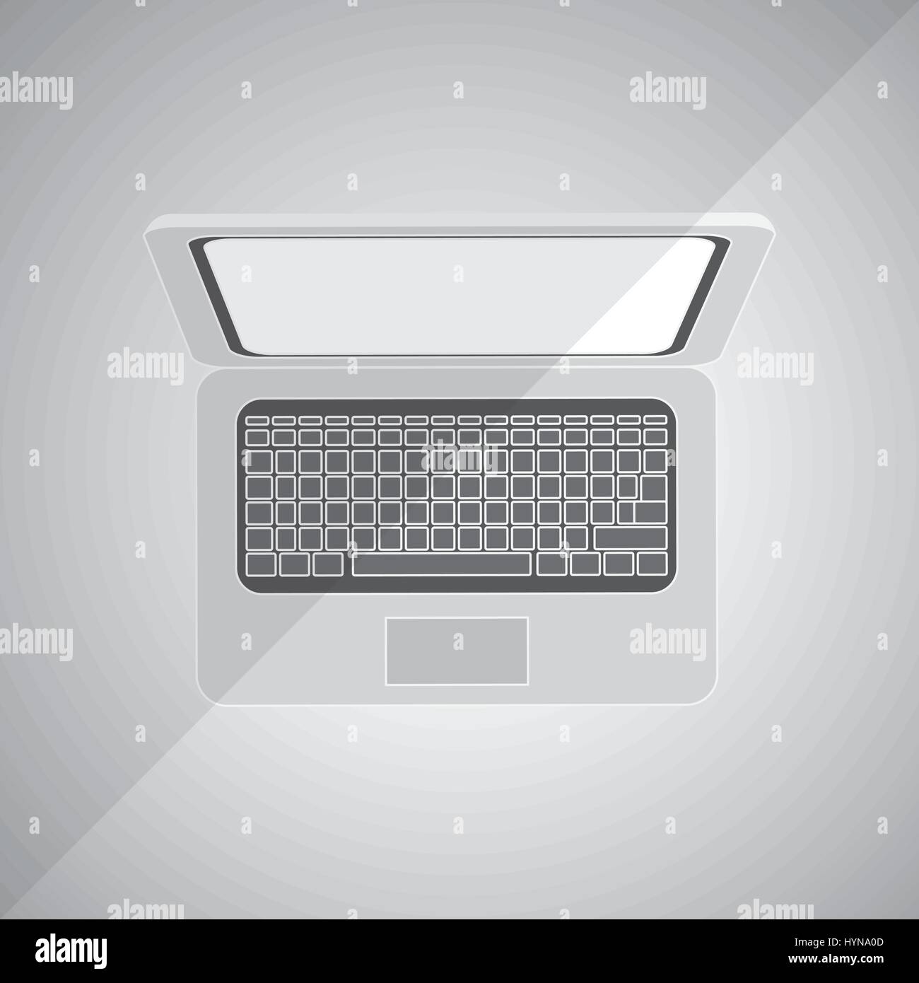 laptop concept with icon design, vector illustration 10 eps graphic ...