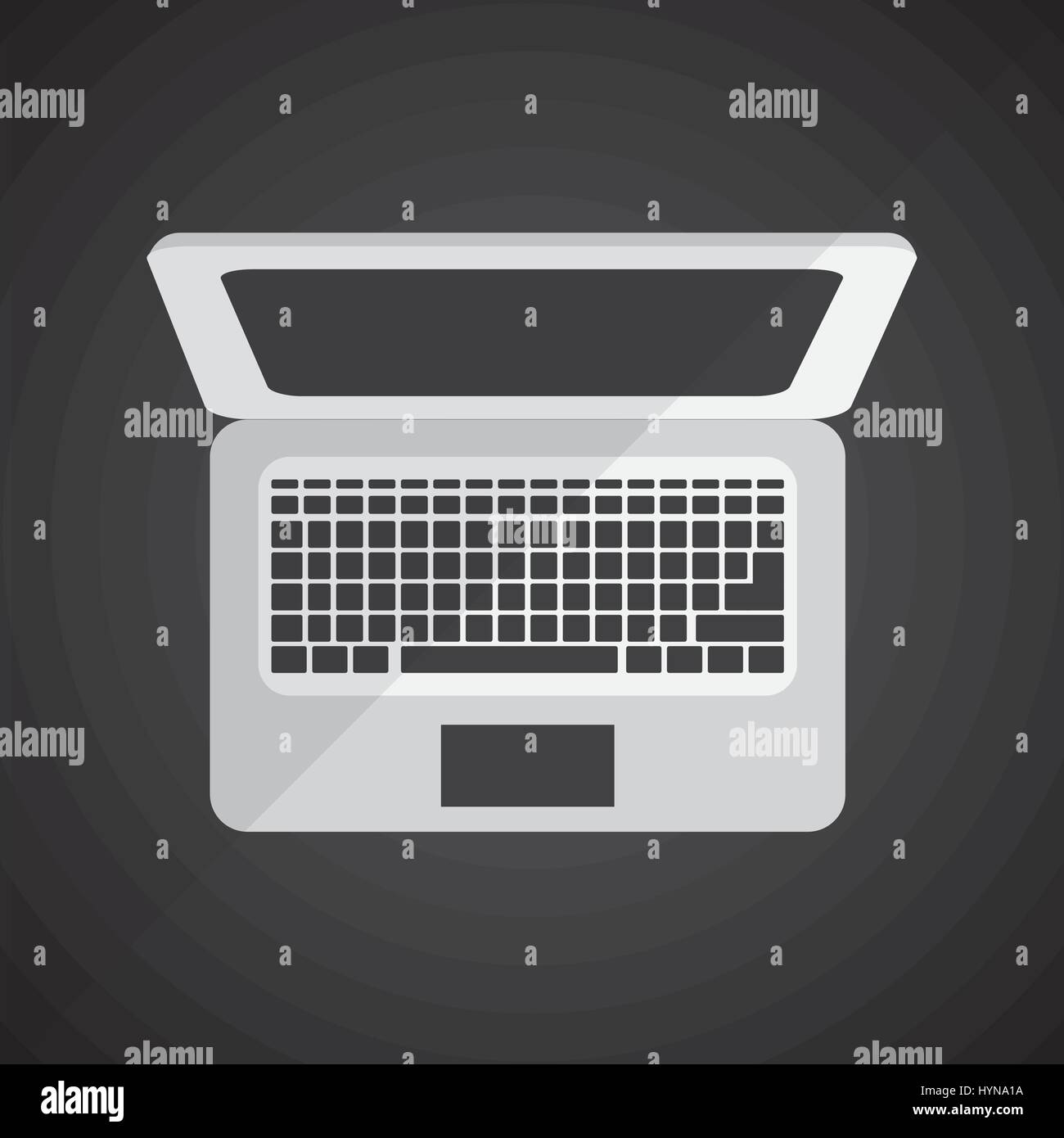 laptop concept with icon design, vector illustration 10 eps graphic ...