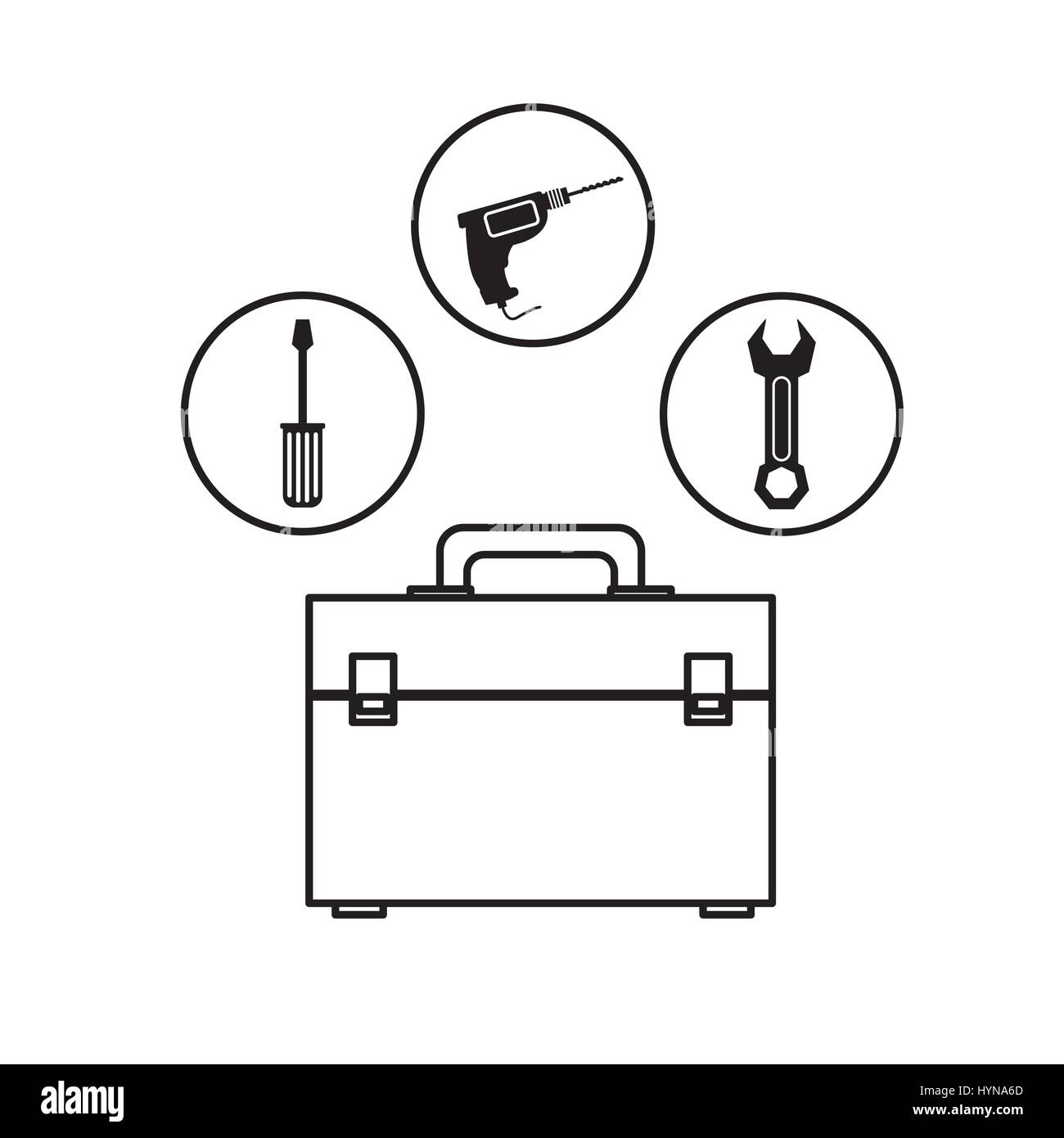 tool concept with icon design, vector illustration 10 eps graphic Stock ...