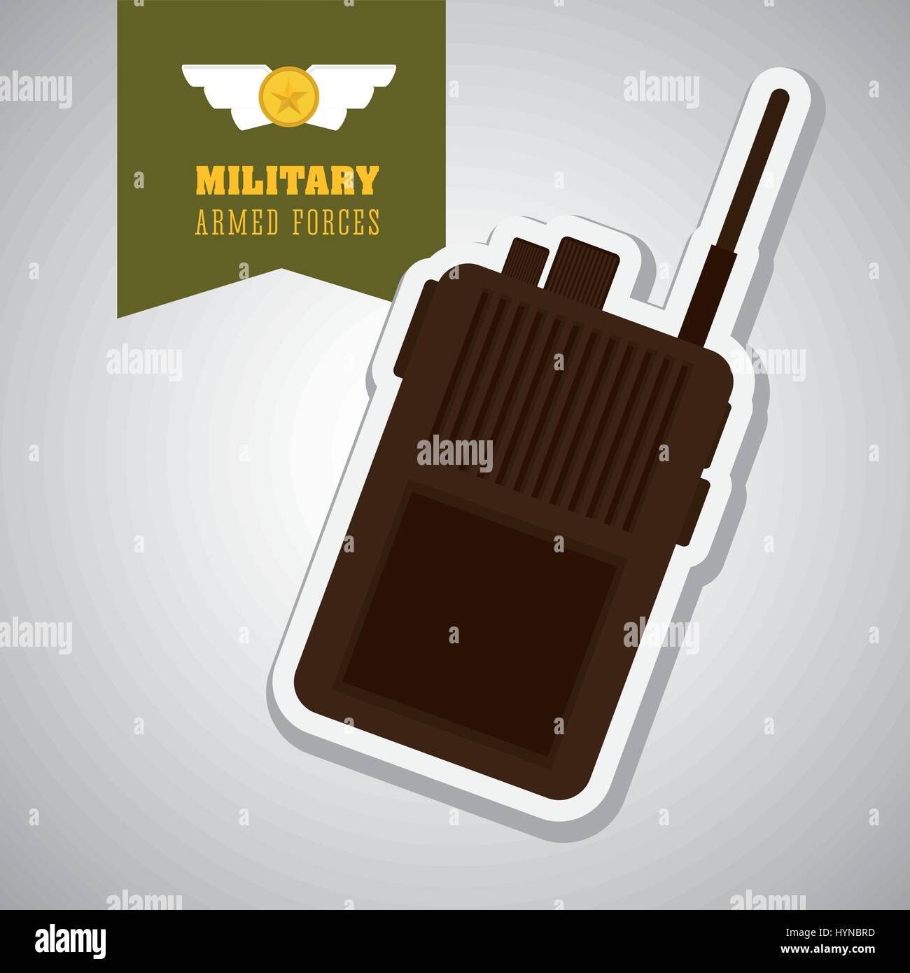 British army radio Stock Vector Images - Alamy