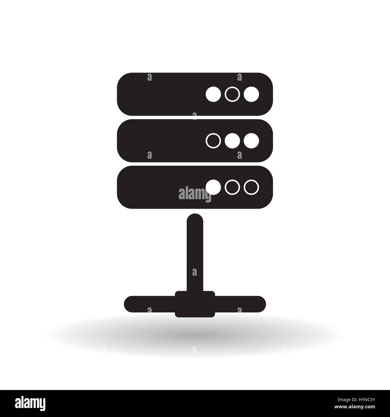data center concept with icon design, vector illustration 10 eps ...