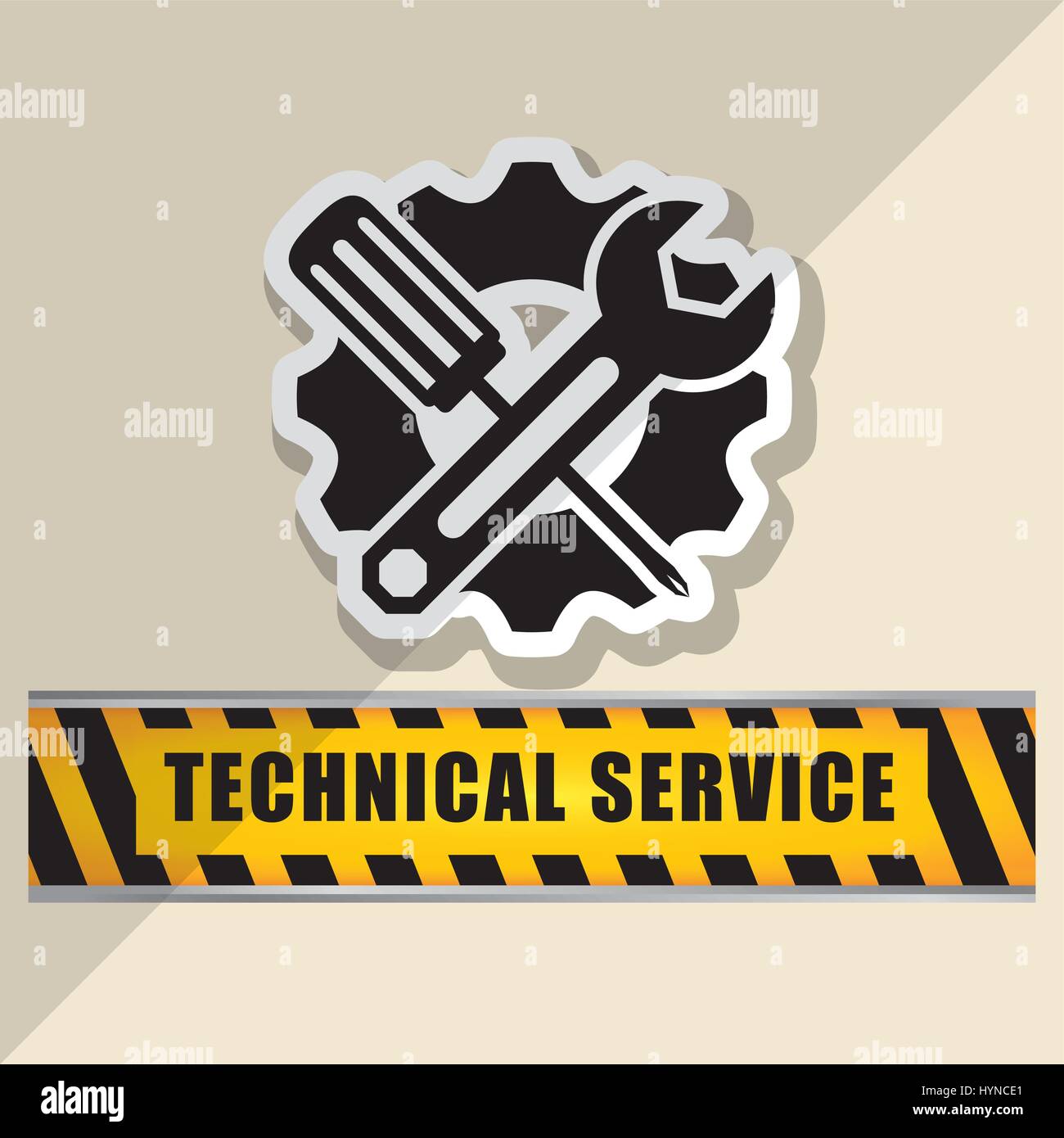 call center concept with technical service icon design, vector ...