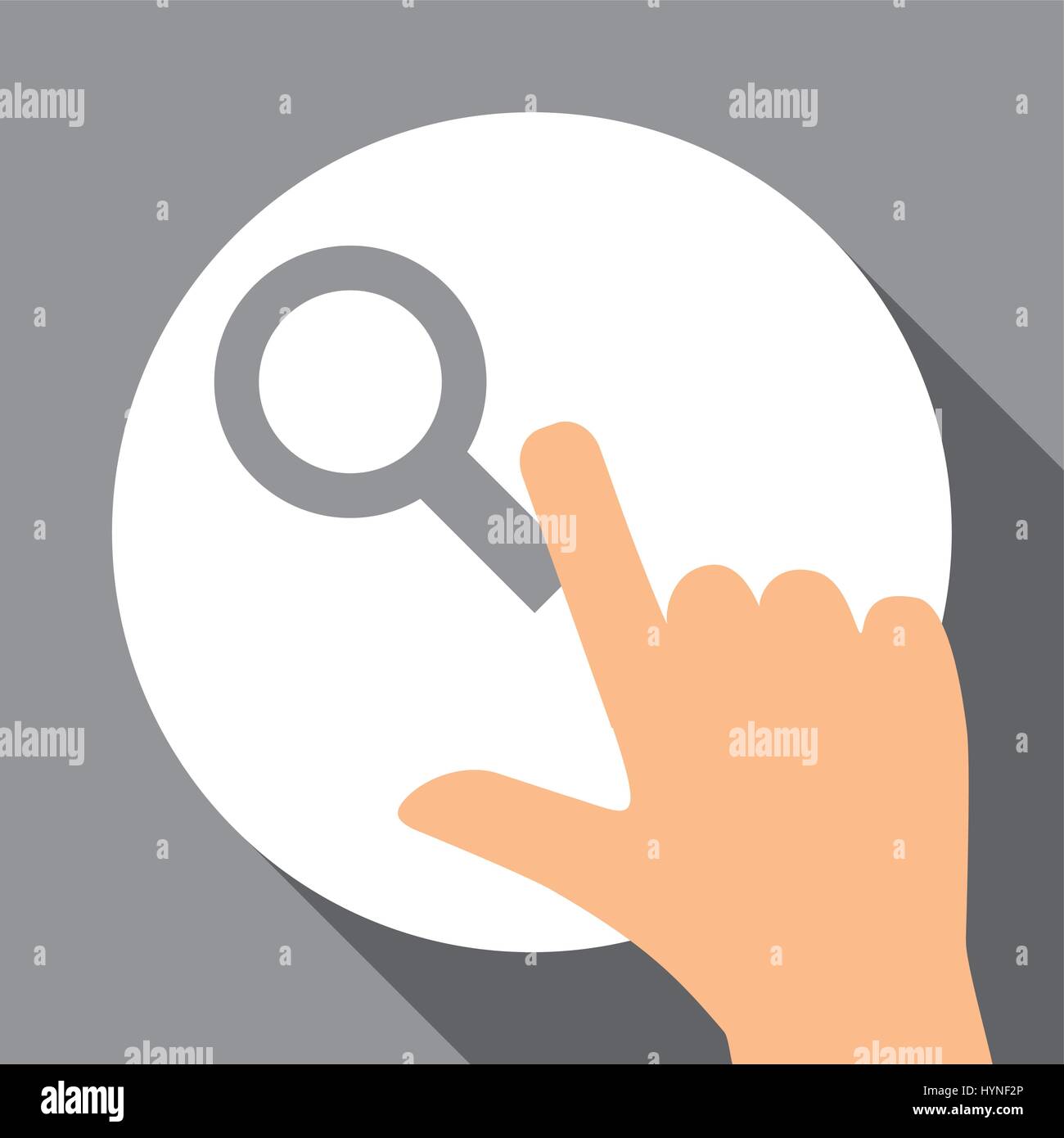 lupe concept with icon design, vector illustration 10 eps graphic Stock ...
