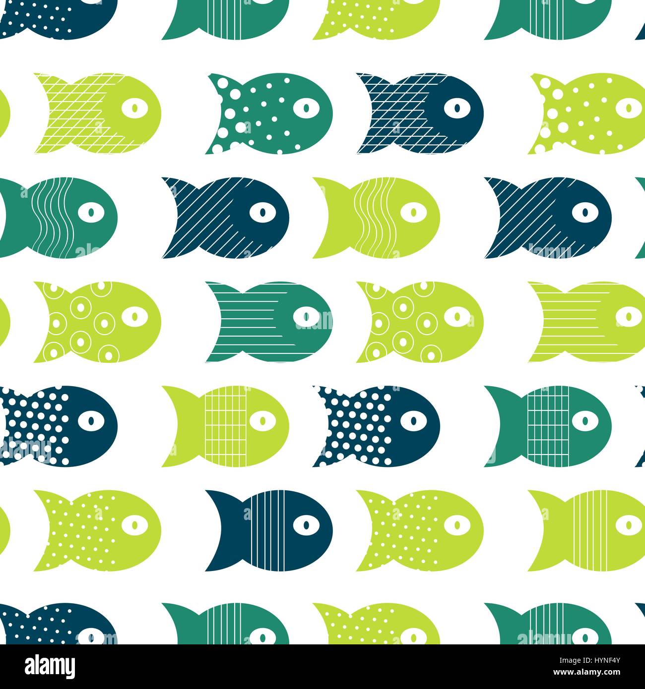 Fish seamless pattern for fabric textile design, pillows, wallpapers ...