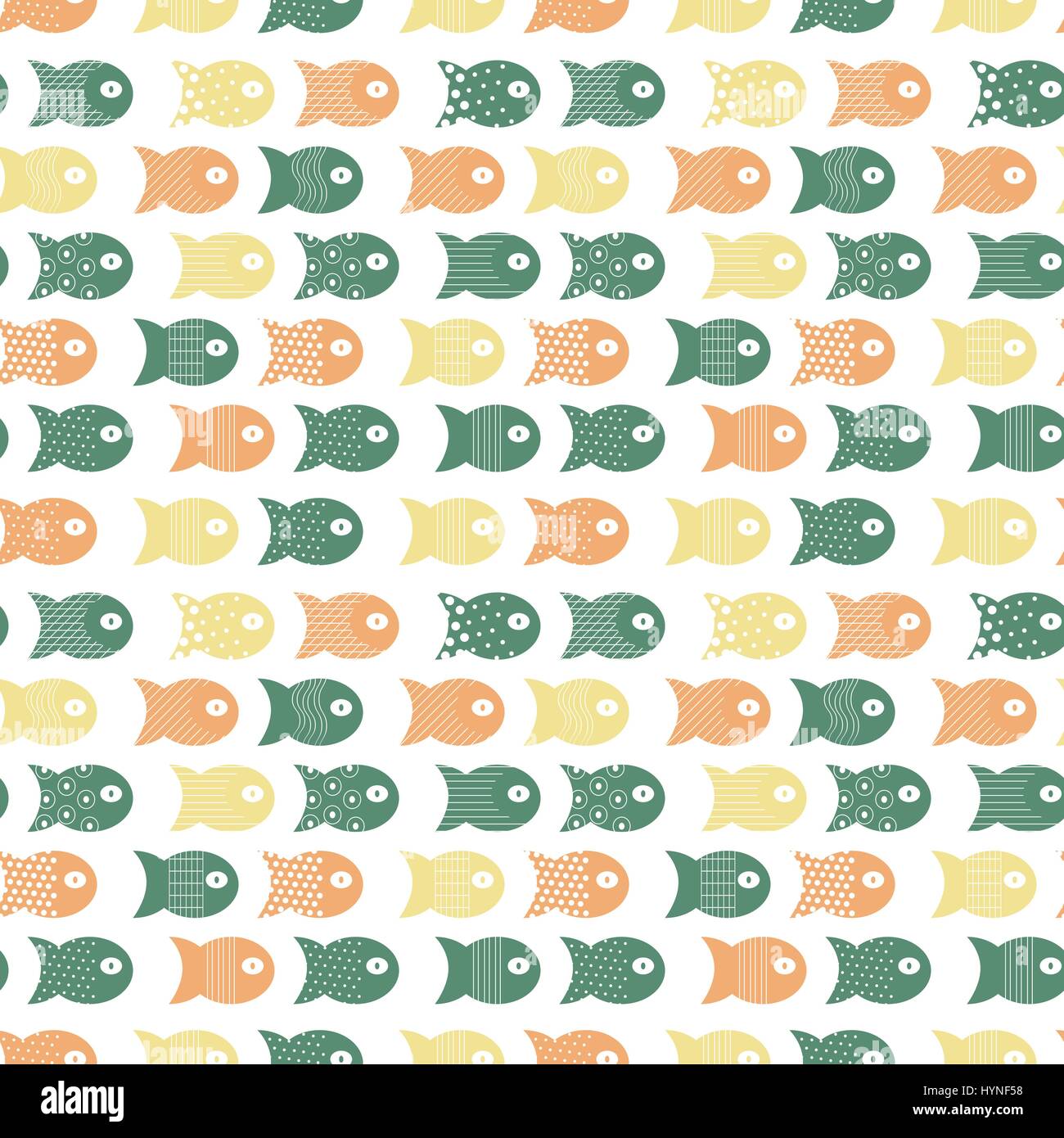 Fish seamless pattern for fabric textile design, pillows, wallpapers ...