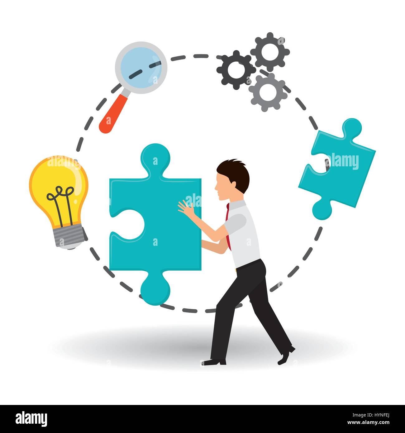 Solution icon design , vector illustration Stock Vector Image & Art - Alamy