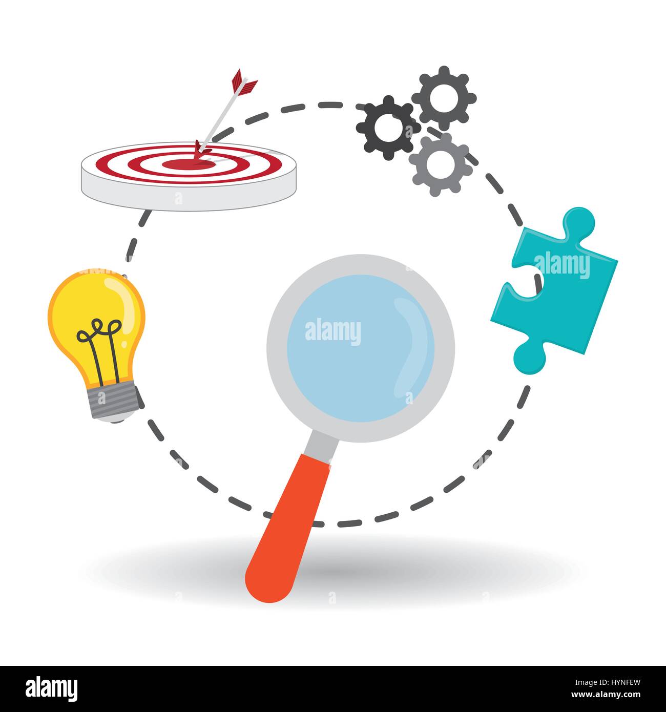 Solution icon design , vector illustration Stock Vector Image & Art - Alamy