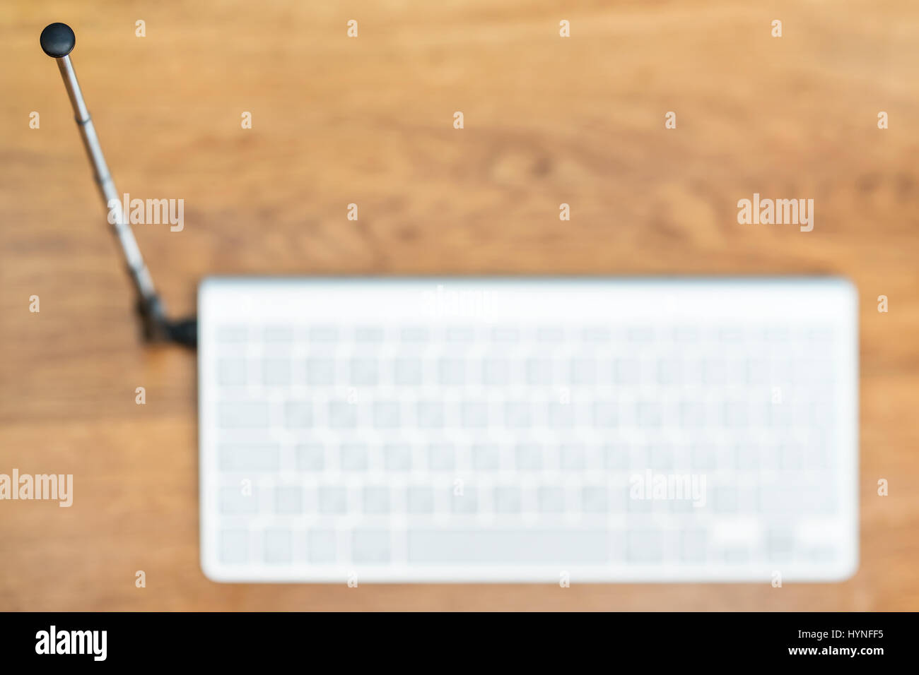 Antenna and keyboard blurred Stock Photo - Alamy