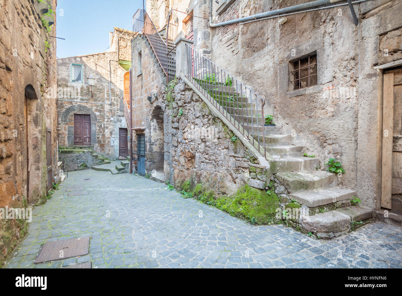 Scenic sight in Blera, medieval village in Viterbo Province, Lazio ...