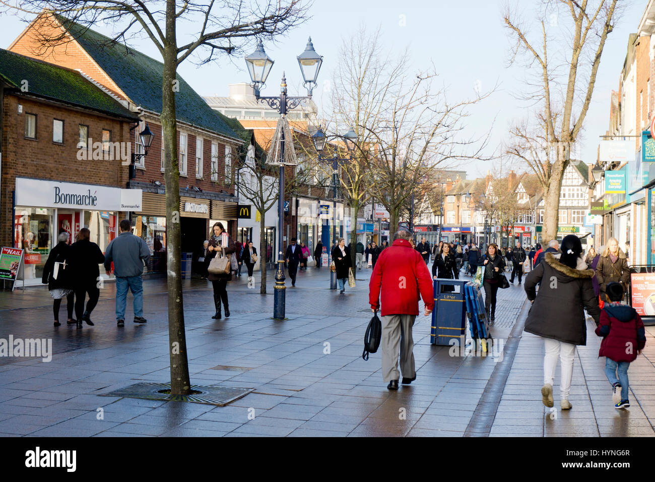 Shops in solihull high street hi-res stock photography and images - Alamy