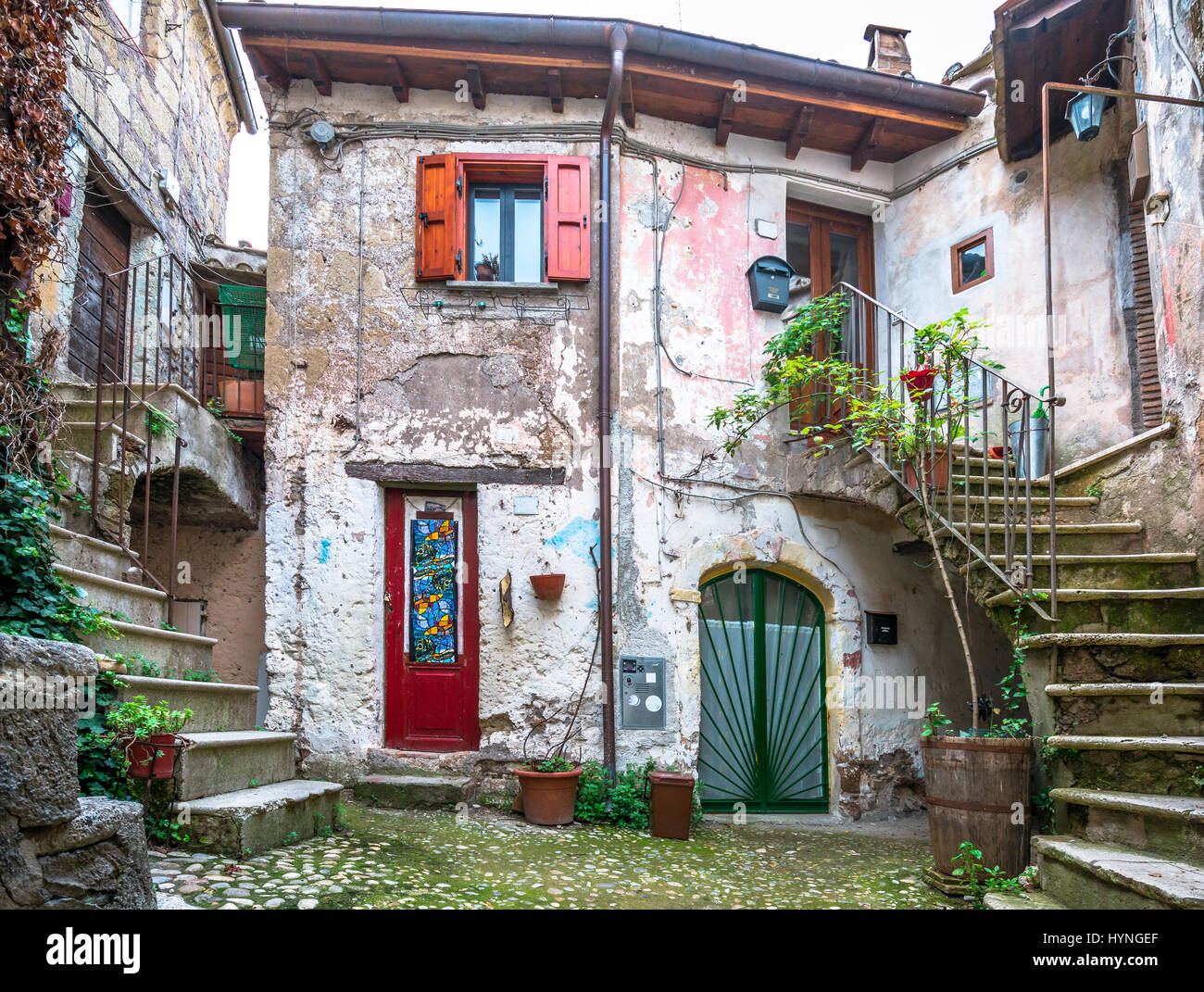 Calcata italy hi-res stock photography and images - Alamy