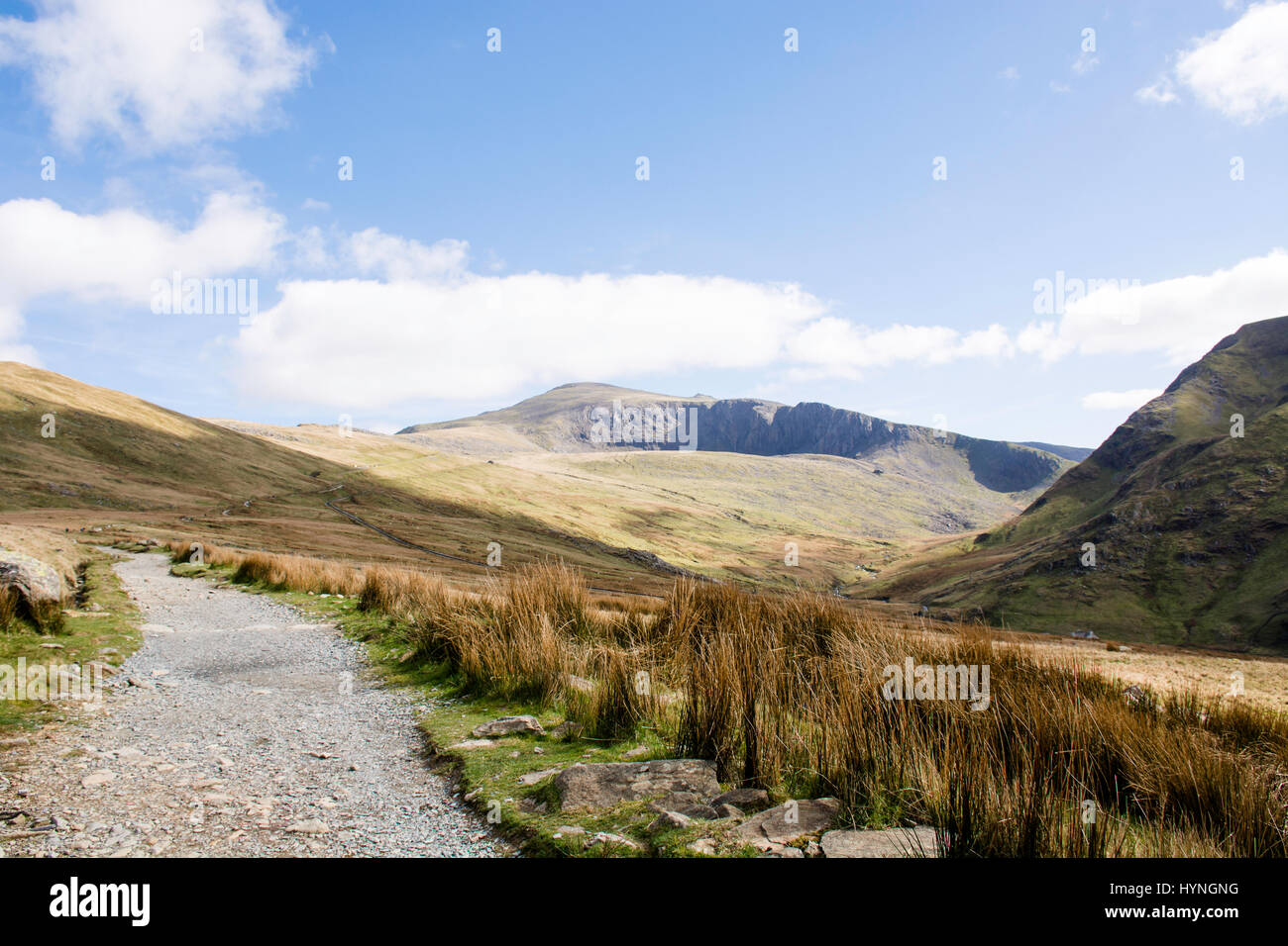 llanberis path, snowdon Stock Photo - Alamy